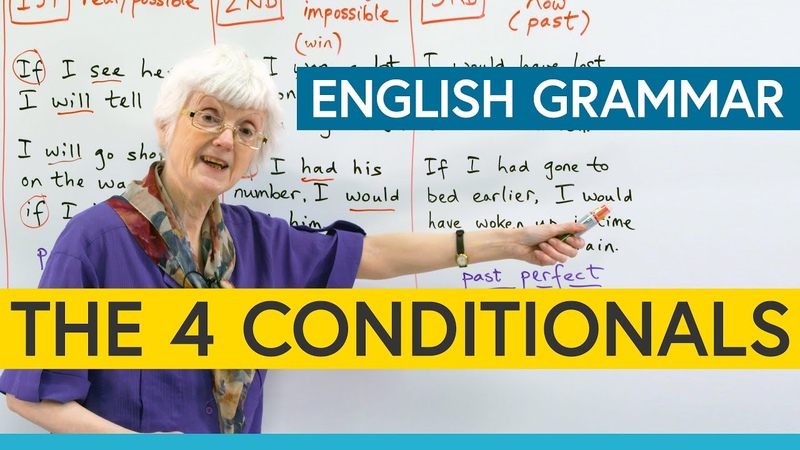 Learn English Grammar: The 4 Conditionals Do conditionals in English ...